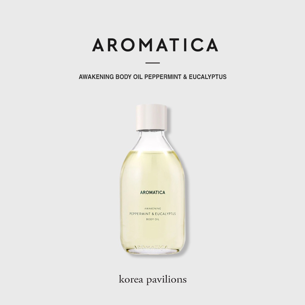 [Aromatica] Awakening Body Oil Peppermint & Eucalyptus, 100ml | Shopee ...