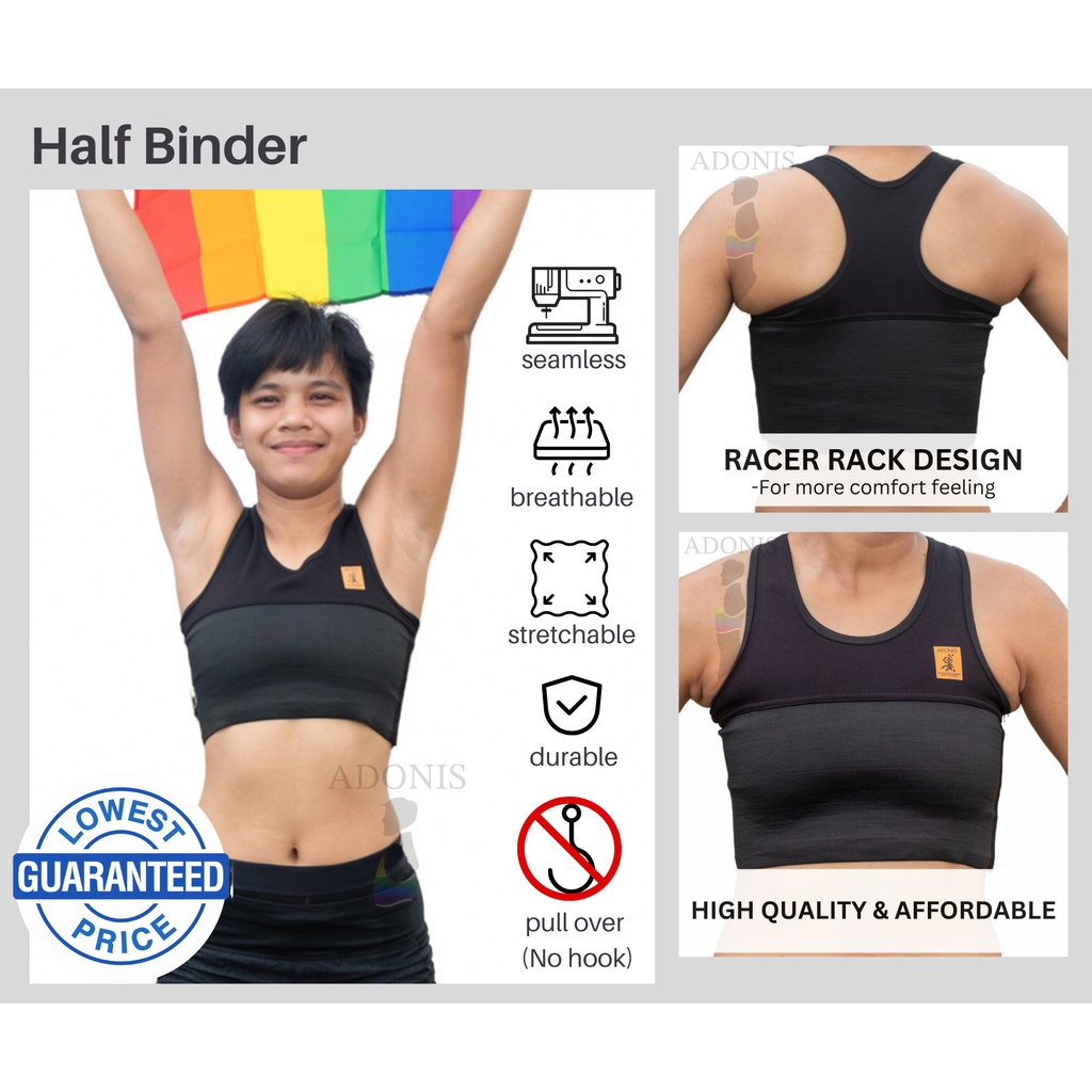 Adonis Half Chest Binder Pullover | Shopee Malaysia