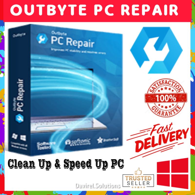 OutByte PC Repair | Latest Full Version 1.7 | Windows | Shopee Malaysia