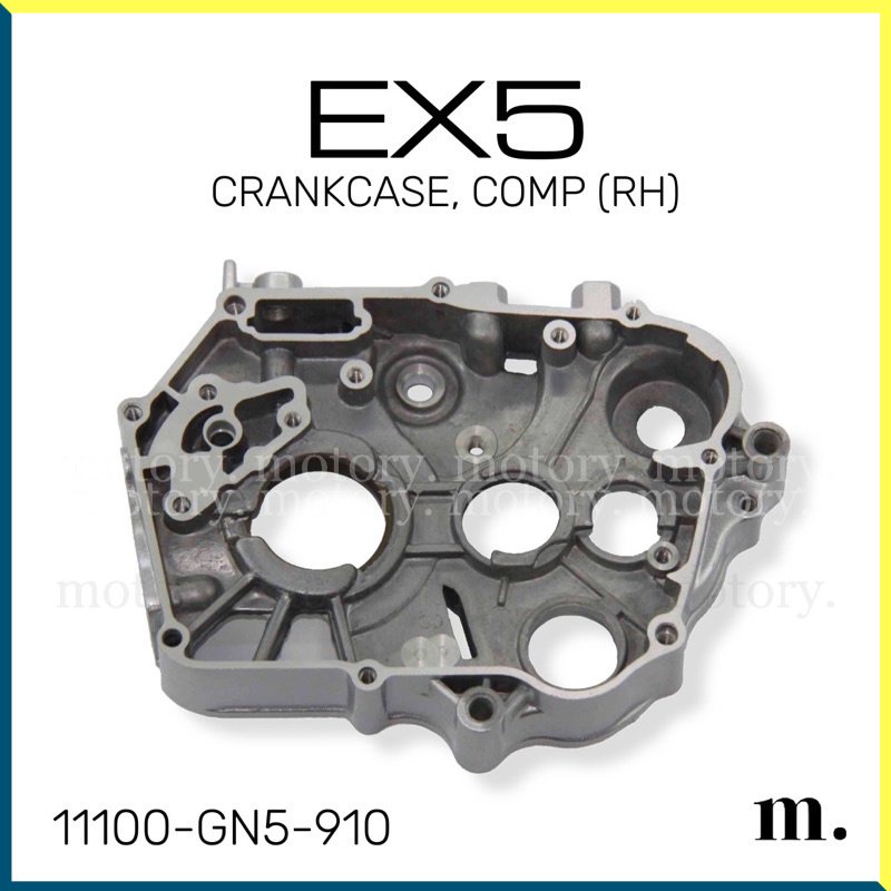 HONDA EX5 CRANKCASE, COMPLETE (RH) 11100-GN5-910 ENGINE CASING COVER ...