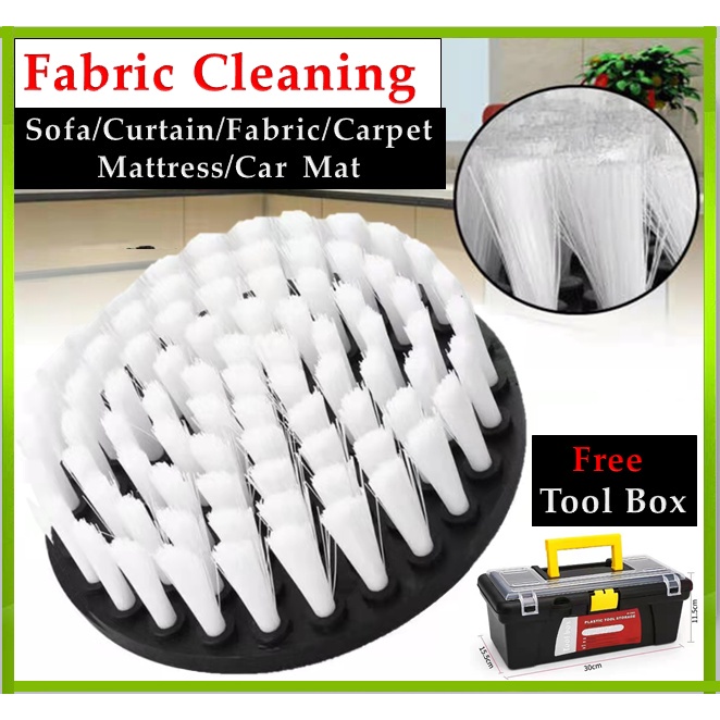 4'' RM9.90 Fabric Sofa Curtain Mattress Carpet White Electric Drill ...