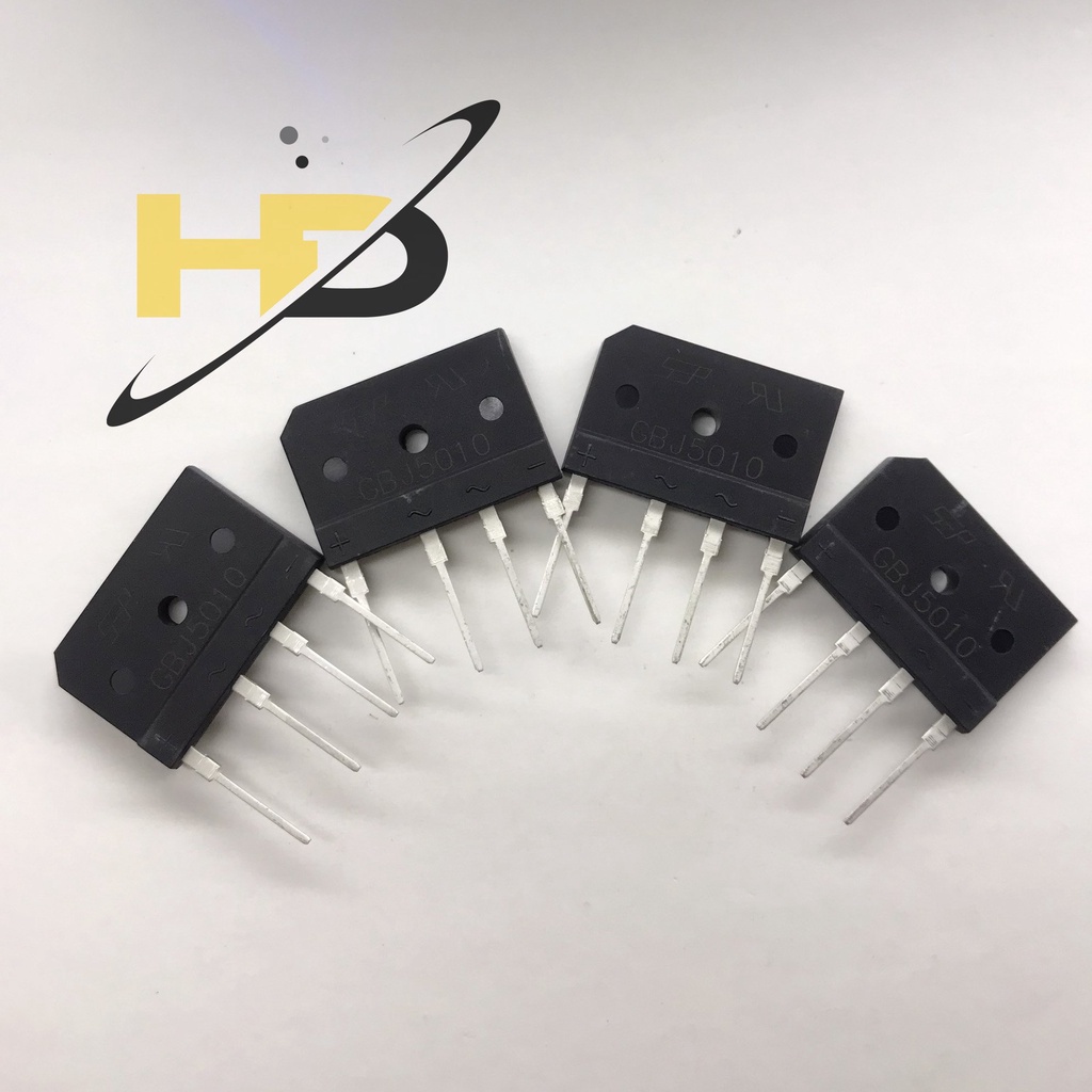 Flat Bridge Diode GBJ5010 Voltage 1000V 50A 4 Pins (New) | Shopee Malaysia