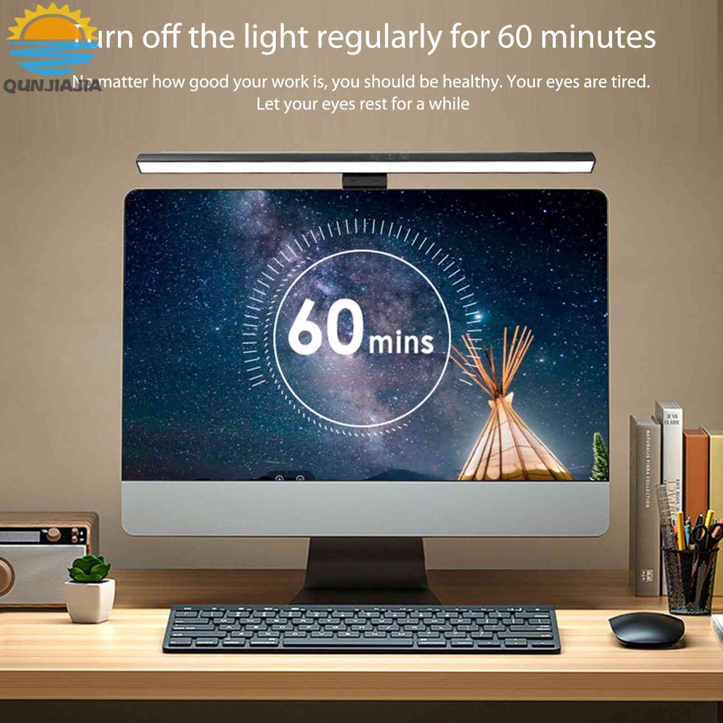 Dimming Computer Monitor Light Bar USB LED Reading Desk Lamp for Study ...