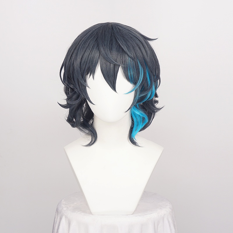 Misscoo Ensemble Stars Tsumugi Aoba Synthetic Cosplay Wig ES Short ...