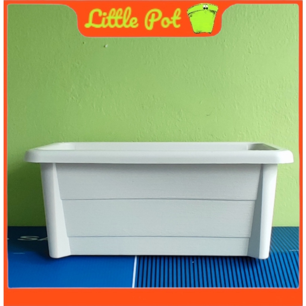 36CM WIDTH RECTANGULAR Garden Flower Pot Pasu Panjang Pasu Bunga Pasu ...