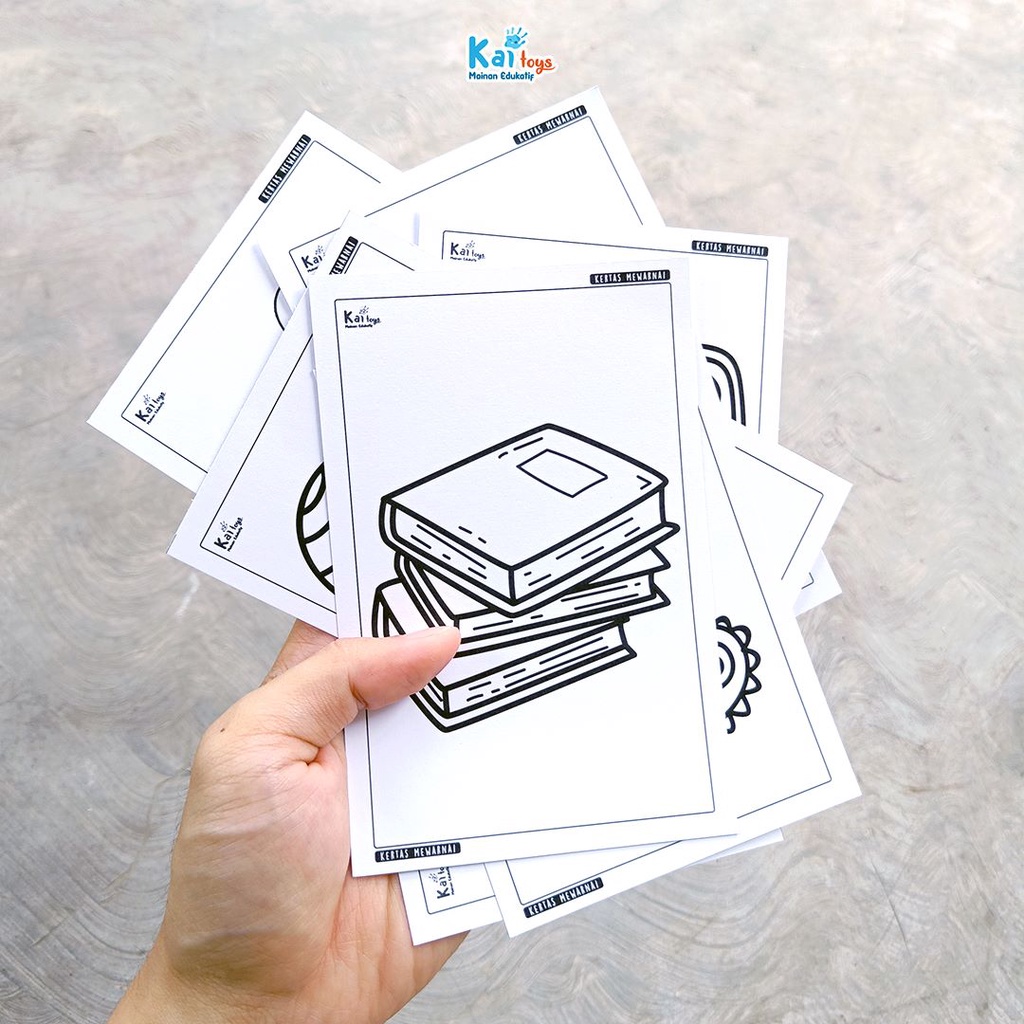 A6 Size Drawing Paper / Children's Coloring Paper 20 Sheets Thick ...
