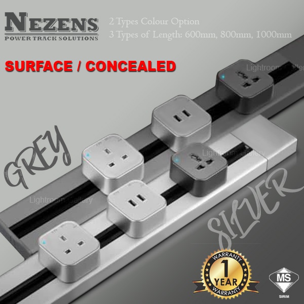 NEZENS POWER TRACK SOLUTION / NEZENS SURFACE POWER TRACK / CONCEALED ...