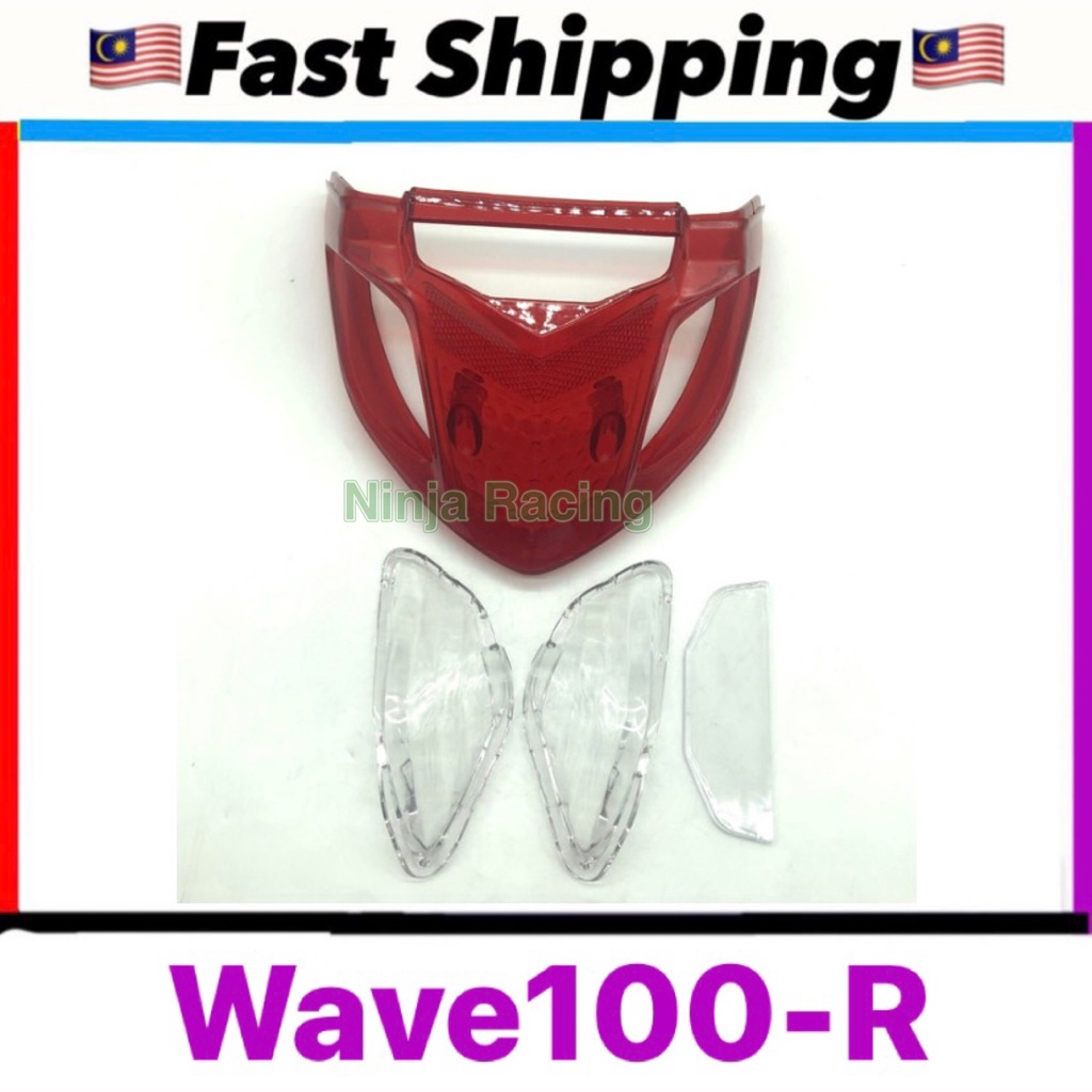 Honda wave100r wave 100r wave100 R Tail lamp cover lampu belakang tail ...