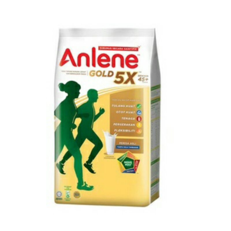 Anlene Gold Actifit 5X Premium Adult 45+ Year Old, Milk Formula Powder ...