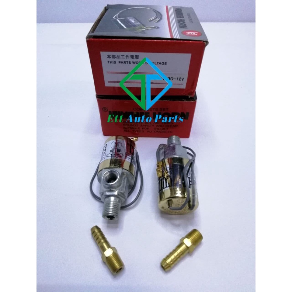 Electrik Injap Solenoid Gold 12V~24V Universal Semua Jenis Horn Angin ...