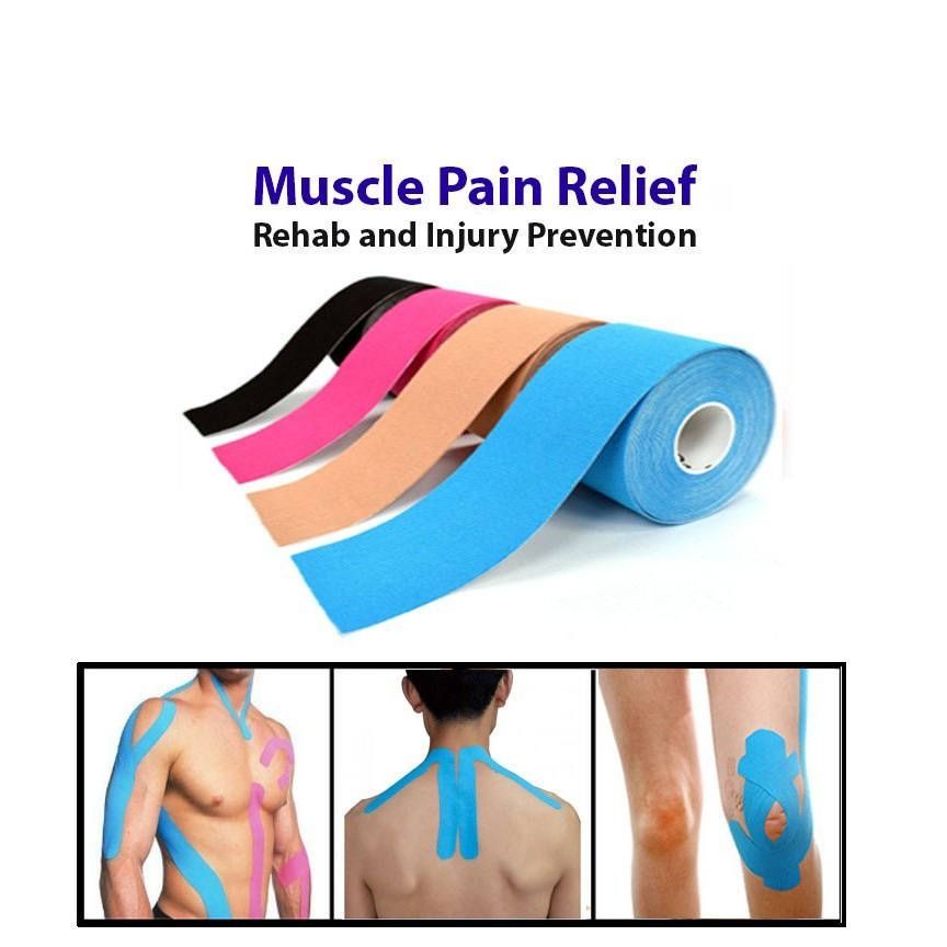 Kinesiology Elastic Physio Sport Tape Strapping Muscle Support Pain ...