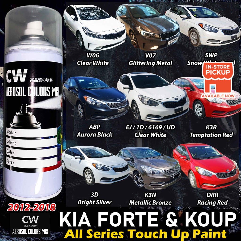 [ KIA FORTE / CERATO / K3 GEN 3 ] Touch Up Paint All Colors 🚗 Aikka CW ...