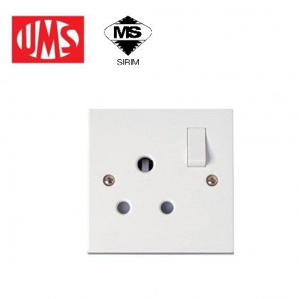 UMS 15A 1 GANG SWITCH SOCKET OUTLET 1215A | Shopee Malaysia