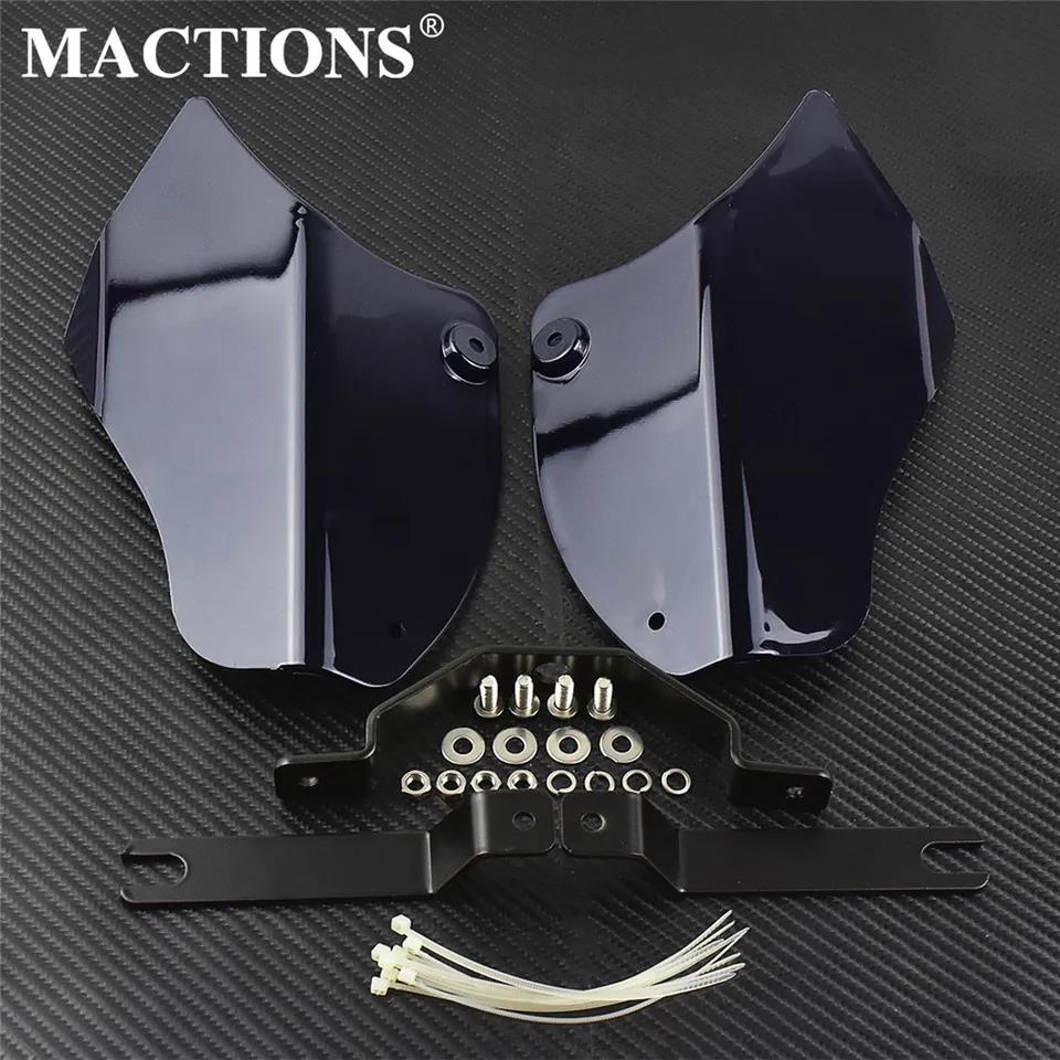 Motorcycle Air Deflector ABS Reflective Saddle Shields Air Heat ...