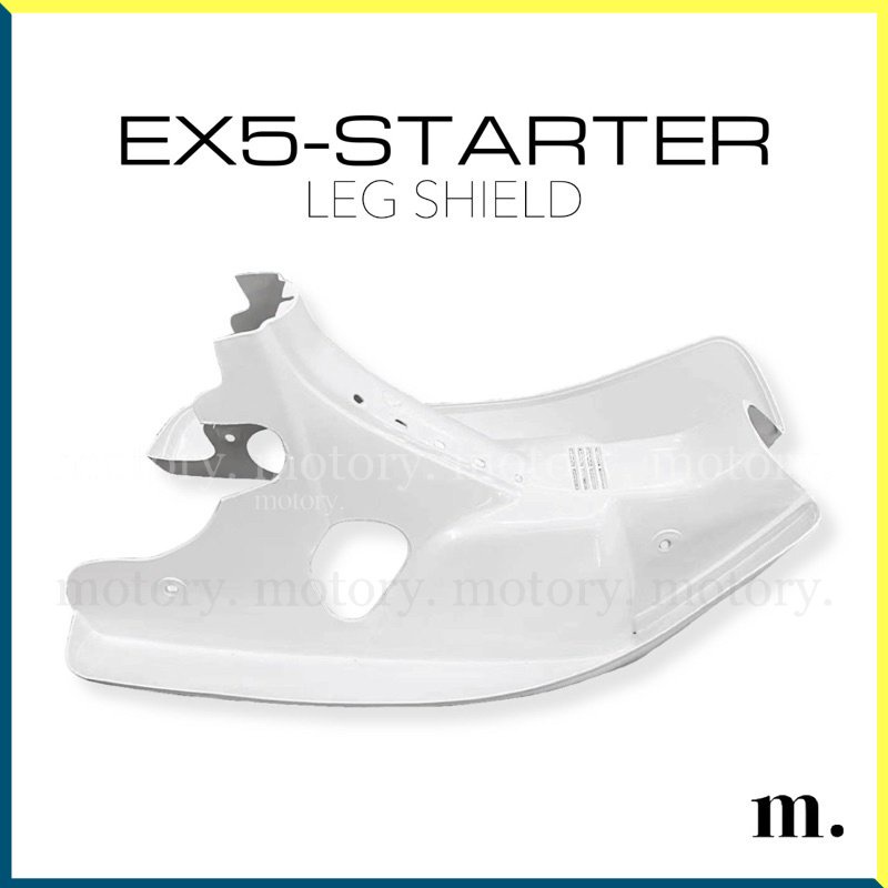 HONDA EX5 STARTER - LEG SHIELD (OEM) KEPAK EX5 EBEY PUTIH EX5-STARTER ...