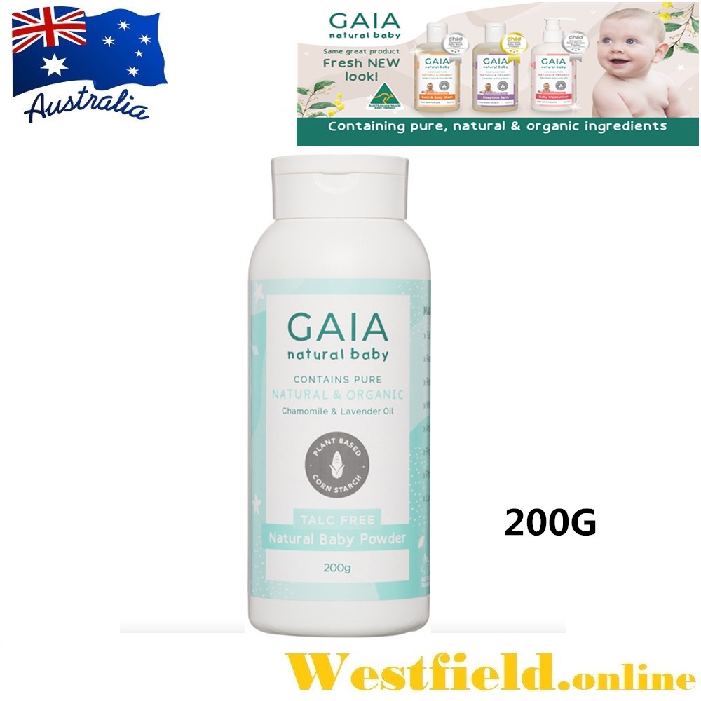 [Australia Import EXP 12mths] GAIA Natural Baby Powder ( 200g ...