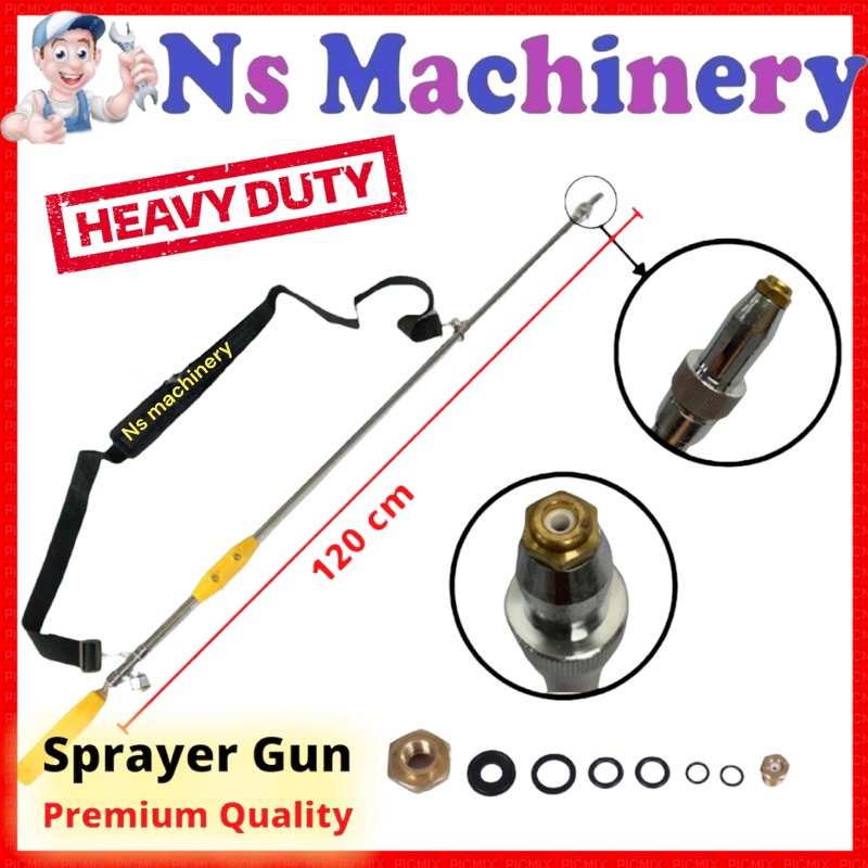 Heavy Duty /Quality Batang Mesin Pam Racun Spray Gun Power Sprayer Gun ...