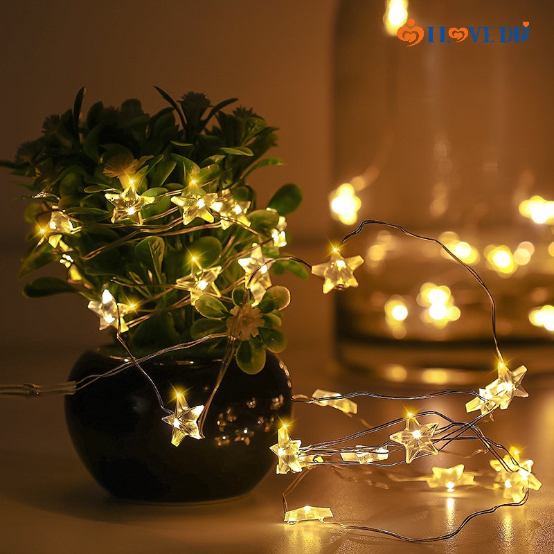 Exquisite LED Sparkling Little Star Lamp String with Battery Box ...