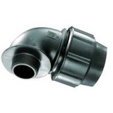 HITAM Keni Outer Thread 1inch 32mm HDPE PDAM Kenie Outer Thread PDAM PE ...