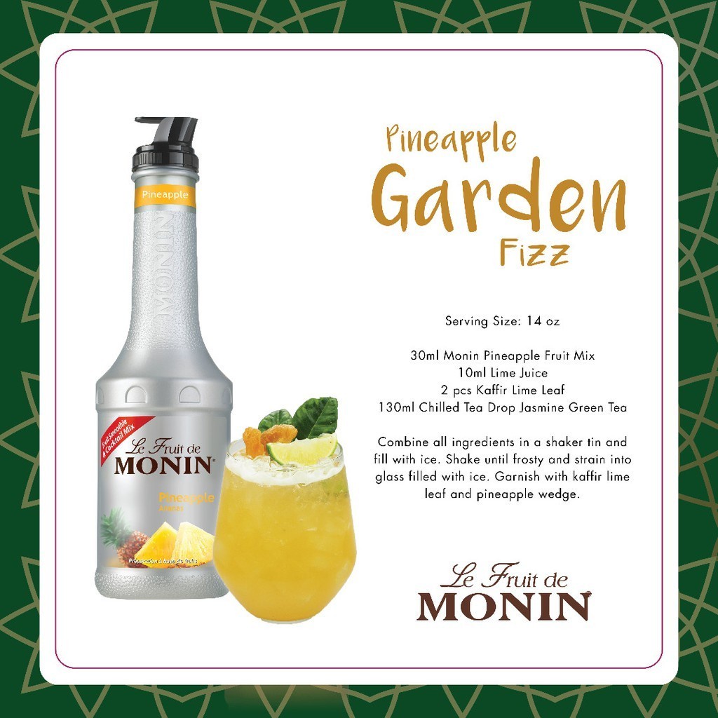 (Free Gift) Monin Fruit Mix/Puree 1.0L (Variation Flavours) | Shopee ...