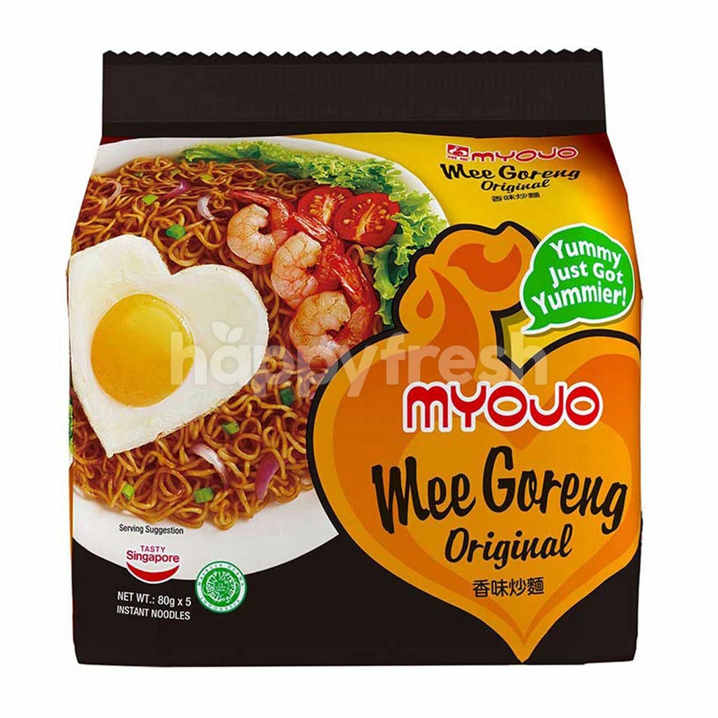 Myojo Mee Goreng Original Instant Noodle [ Halal Certification ] 5X80G ...