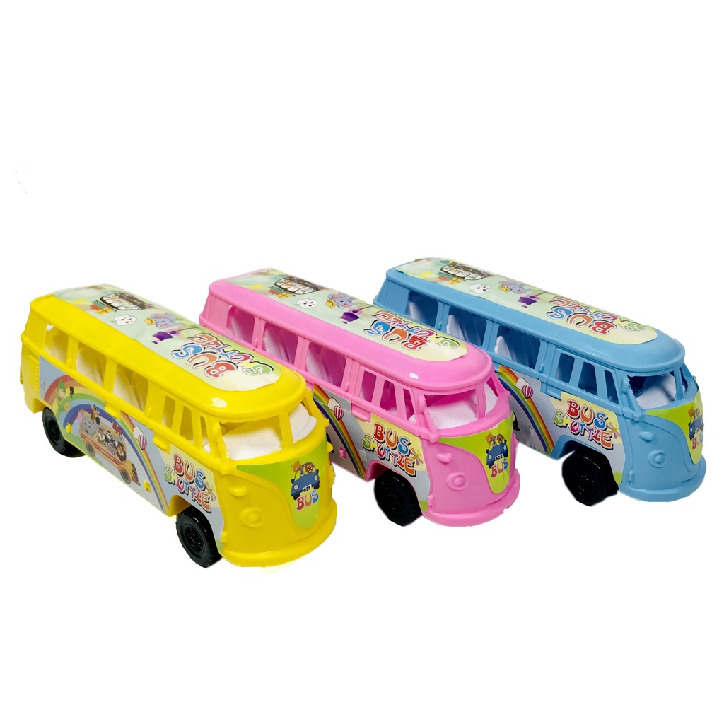 Bus Toys/Bus VW Mini Super Car Can Pullback 109th Floor | Shopee Malaysia