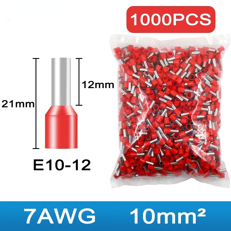 1000pcs/Pack Electrical Tools E0508 E7508 E1008 E1508 E4009 E6012 PVC ...
