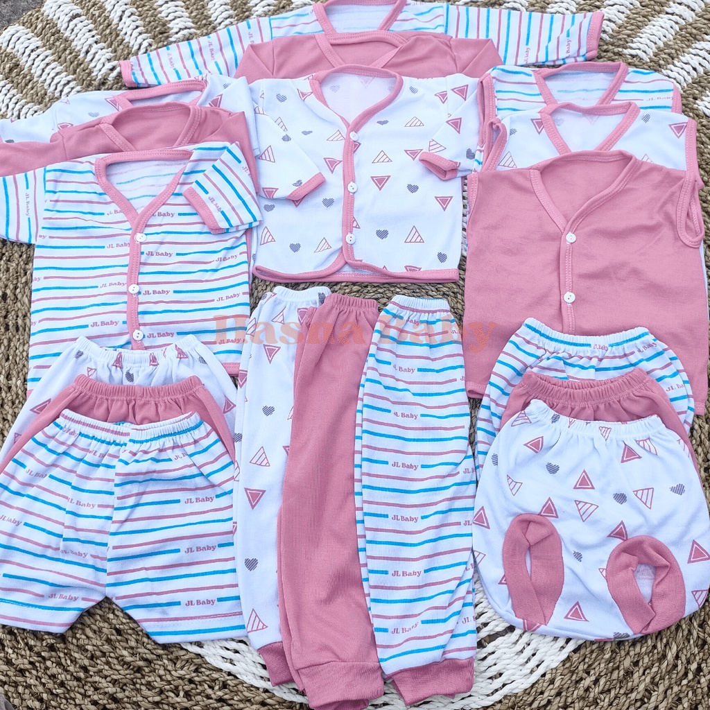 18Pcs Complete Birth Package Baby Clothes Newborn Baby Girl Pants Dusty ...