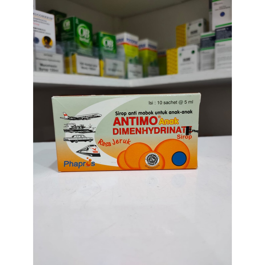 Antimo Children Syrup Contains 10 Sachets Of Original Medicine | Shopee ...