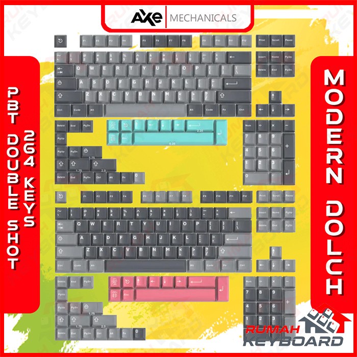 Keycap - KEYCAPS - CHERRY - GMK MODERN DOLCH DARK - ABS - DOUBLE SHOT ...