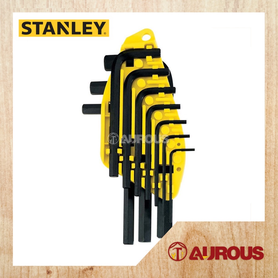 STANLEY 10 PCS HEX KEY SET ALLEN KEY SET 1.5MM-10.0MM (69-253) | Shopee ...