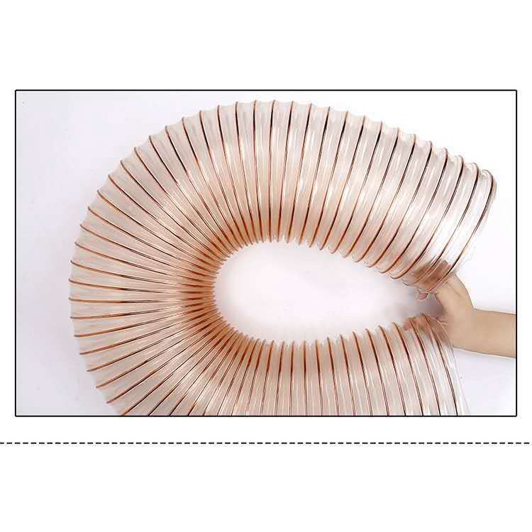 Pu Woodworking Sweep-up Pipe Polyurethane Air Duct Copper-Plating Steel ...