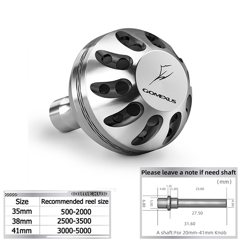 【Power knob 】Gomexus Spinning reel 35~41mm Conventional Handle Knob for ...