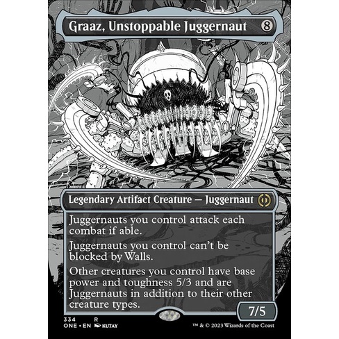 Graaz, Unstoppable Juggernaut (Showcase) | [ONE][R][{8}][Lgd. Artifact Creature][MTG Singles ...