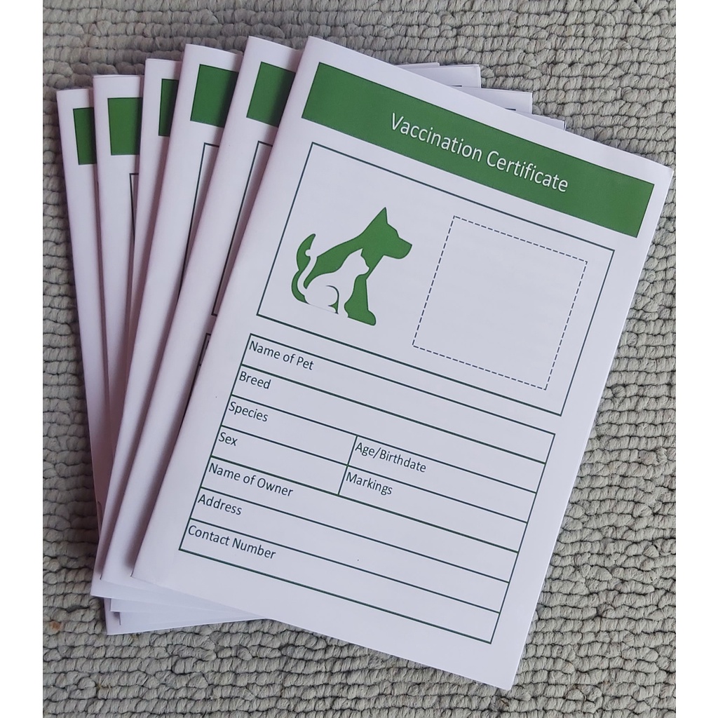 Vaccination Certificate/Record Book | Shopee Malaysia