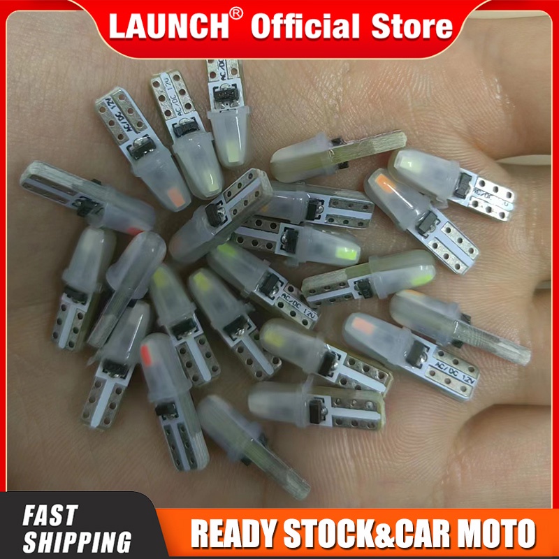 [Ready Stock] 10pcs T5 LED Dashboard Gear AC Panel lights Car Motor ...