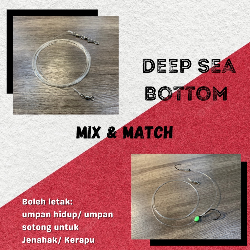 Perambut Deep Sea Bottom Tenggiri/ Kerapu/ Jenahak/ Ikan Merah/ Gerut ...