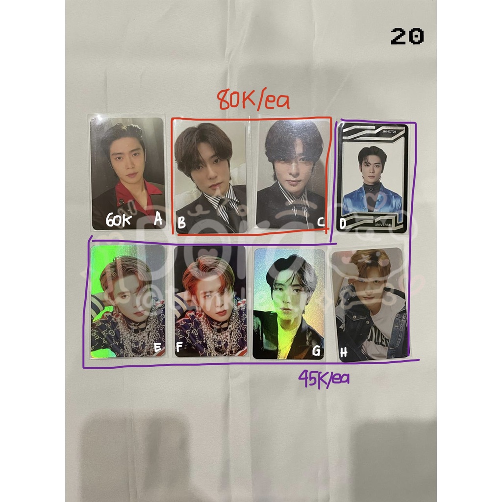 Jaehyun FAVORITE NCT127 FANMEET AR UNIVERSE HOLO MAKE A WISH STICKER ...