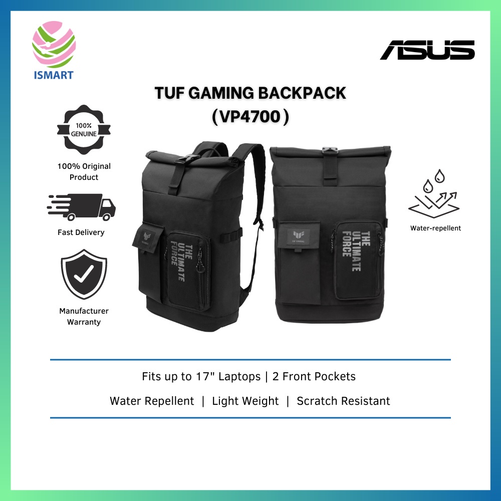 Asus Gaming Laptop Backpack TUF Gaming VP4700 17" | Shopee Malaysia