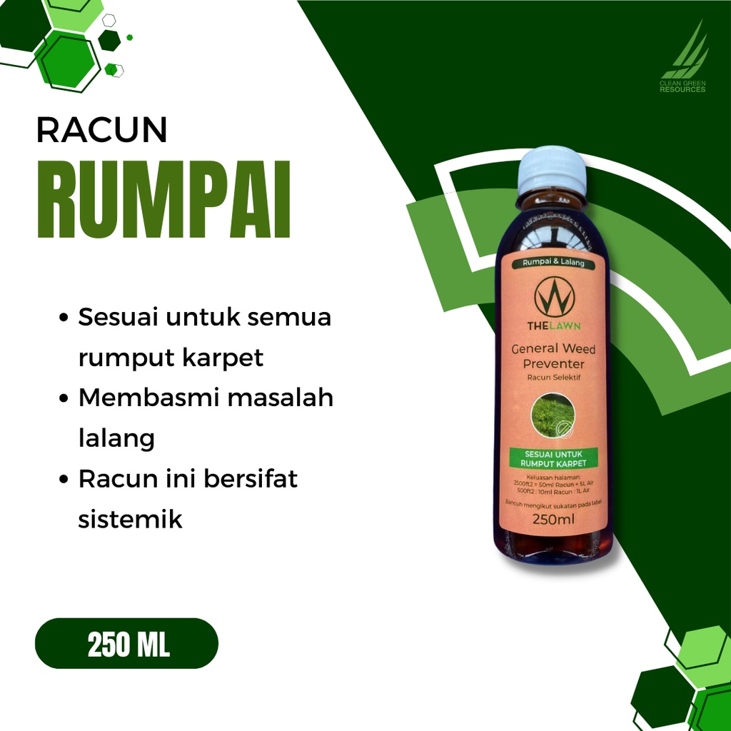 [250ML] Racun Rumput karpet jepun dan philipine Racun Rumpai Racun ...