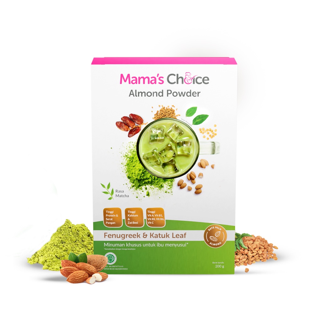 Mama's Choice Almond Milk Booster (Natural and Halal Maternity Milk ...