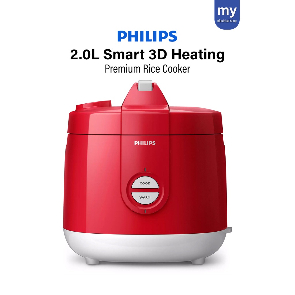 Philips Premium rice cooker HD3131 ( 2.0L ) Smart 3D Heating HD3131/60 ...