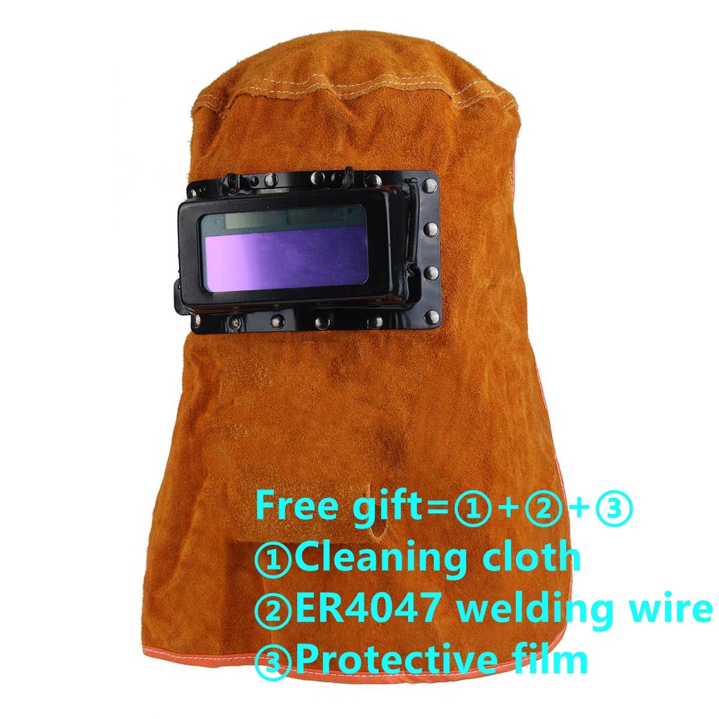 Welding Shield Cowhide Head Wear Welding Helmet Mask(ready Stock ...