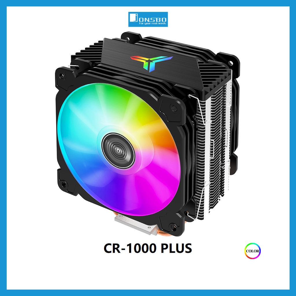 Jonsbo CR1000 PLUS / 4 Heat Pipe Double 12CM Fan 4PIN PWM Tower CPU ...