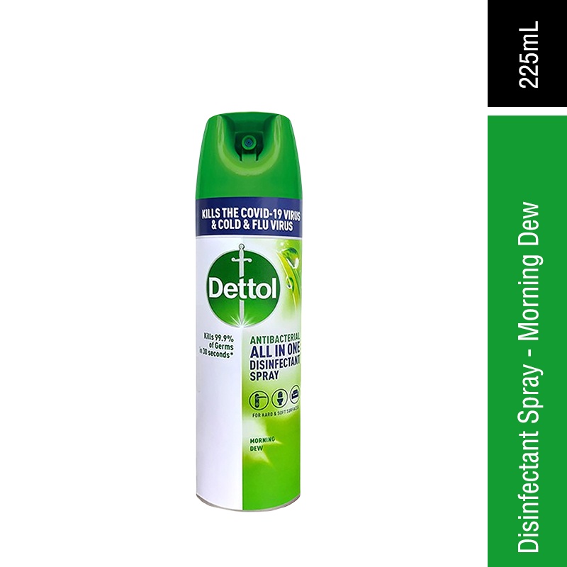 Dettol Disinfectant Spray 225ML - Morning Dew HMS Town Pharmacy ...