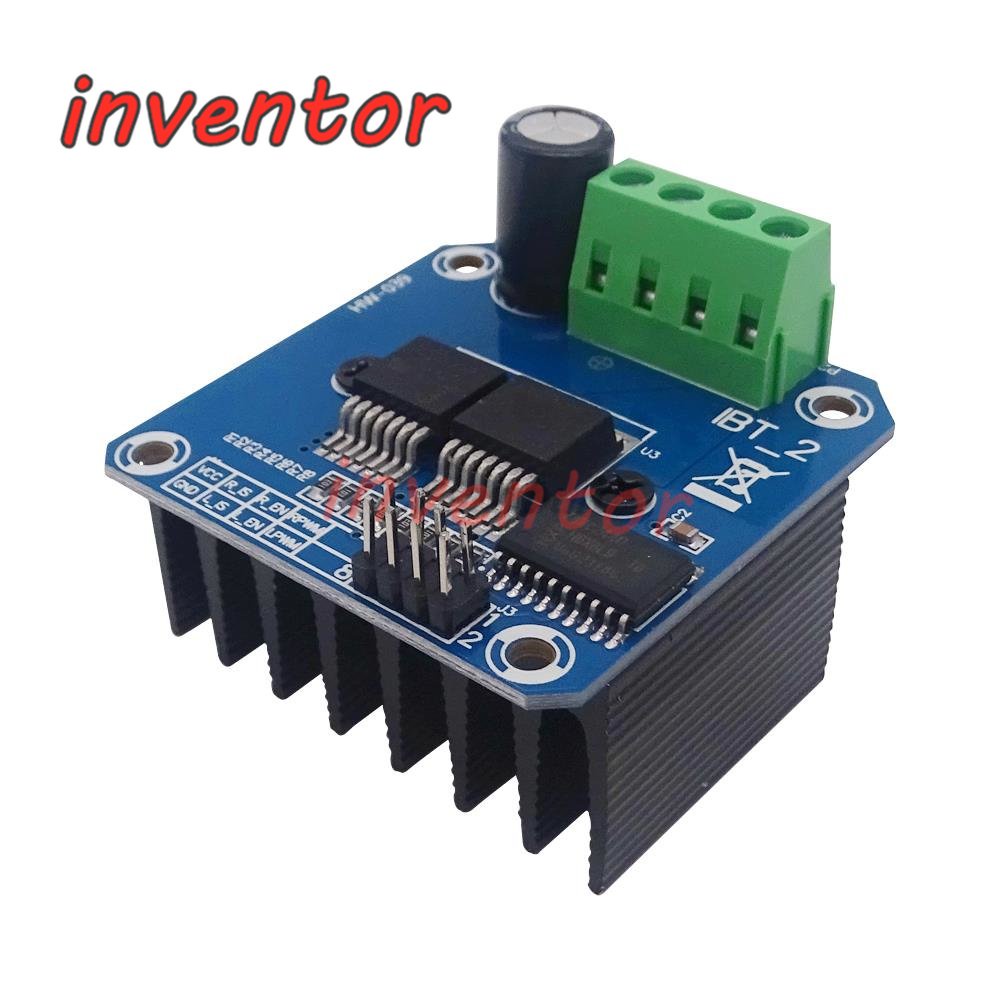 Double BTS7960 43A H-bridge High-power Driver module/ diy smart car ...
