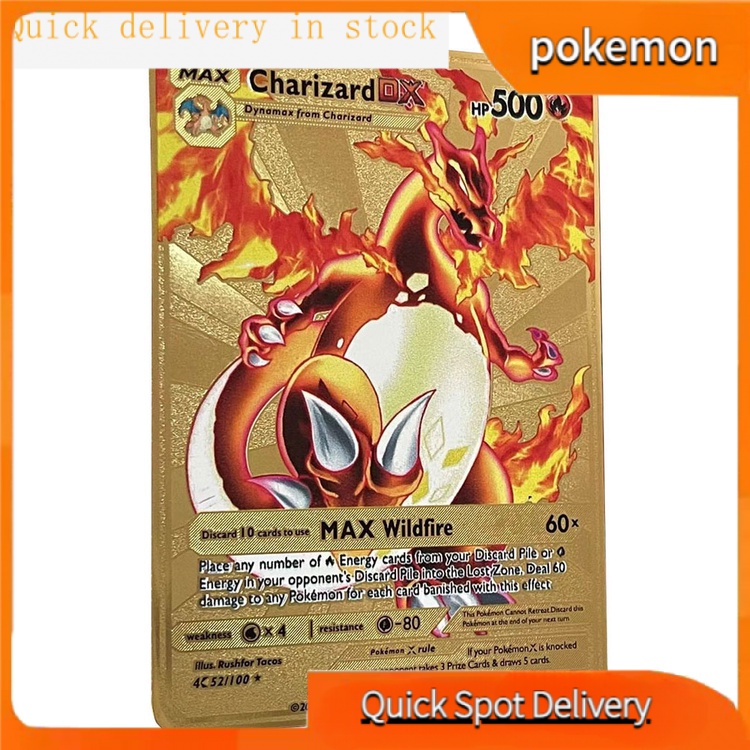 10000Point Arceus Vmax Pokemon Cards Metal DIY Card Pikachu Charizard ...