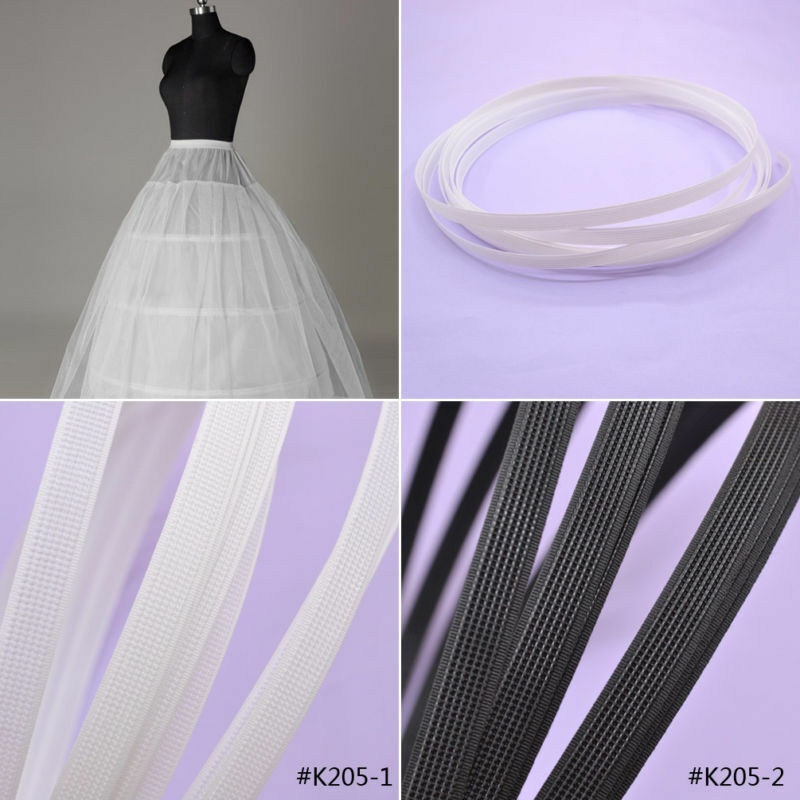 5 Meters Covered Plastic Boning For Wedding Swimwear Dress Support DIY ...