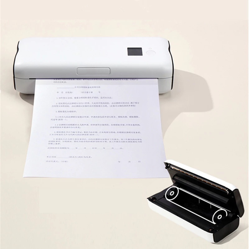 【Long battery life】🔥🔥🔥🚗New portable A4 printer wireless direct thermal ...