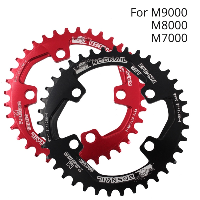 Snail Asymmetrical 96 BCD Chainring Round Oval Bike Crankset 32T 34T 36T 38T Mtb Crown for M7000 ...